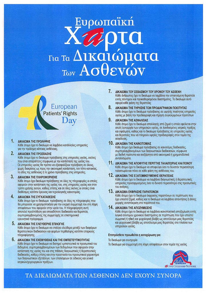 Δικαιώματα Ασθενών – C.A.R.D.